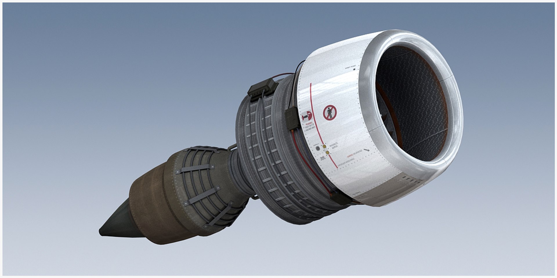 Airbus A340 Engine 3D Model - TurboSquid 1462698