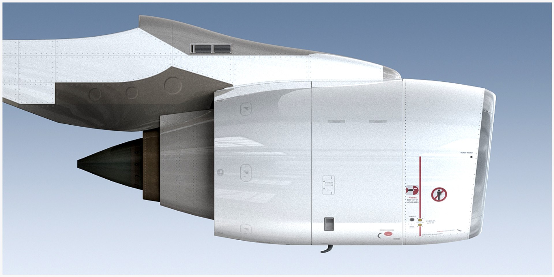 Airbus A340 Engine 3D Model - TurboSquid 1462698