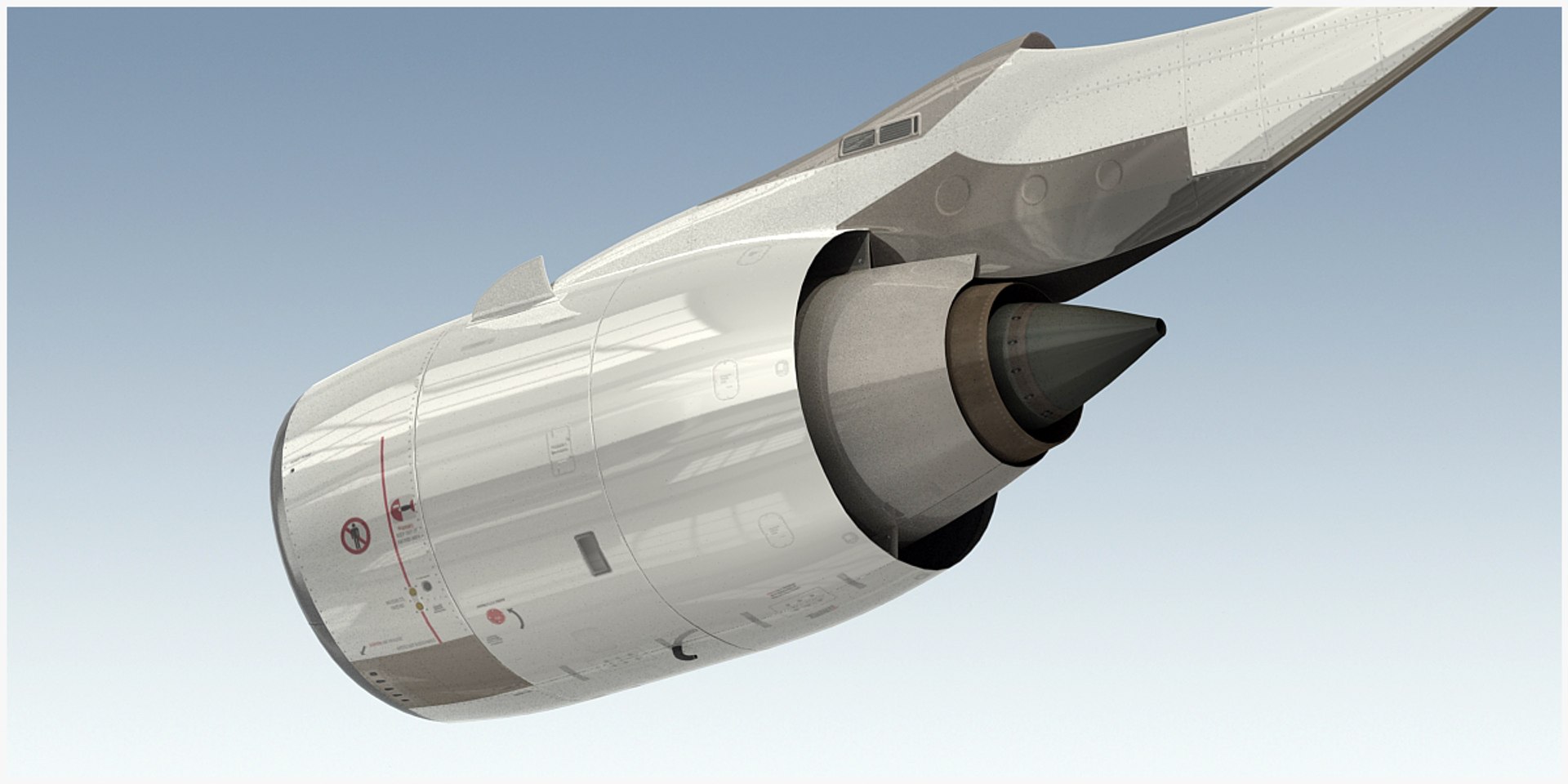 Airbus A340 Engine 3D Model - TurboSquid 1462698