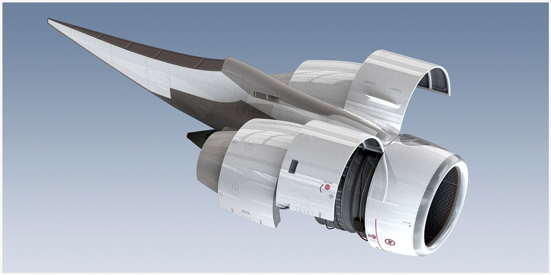 Airbus A340 Engine 3D Model - TurboSquid 1462698