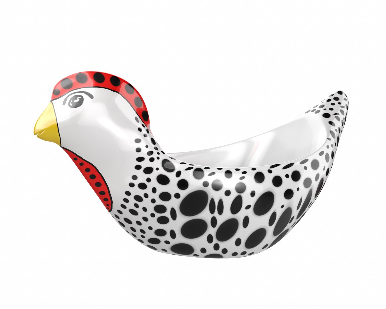 Hen shape bowl 3D model - TurboSquid 1689971