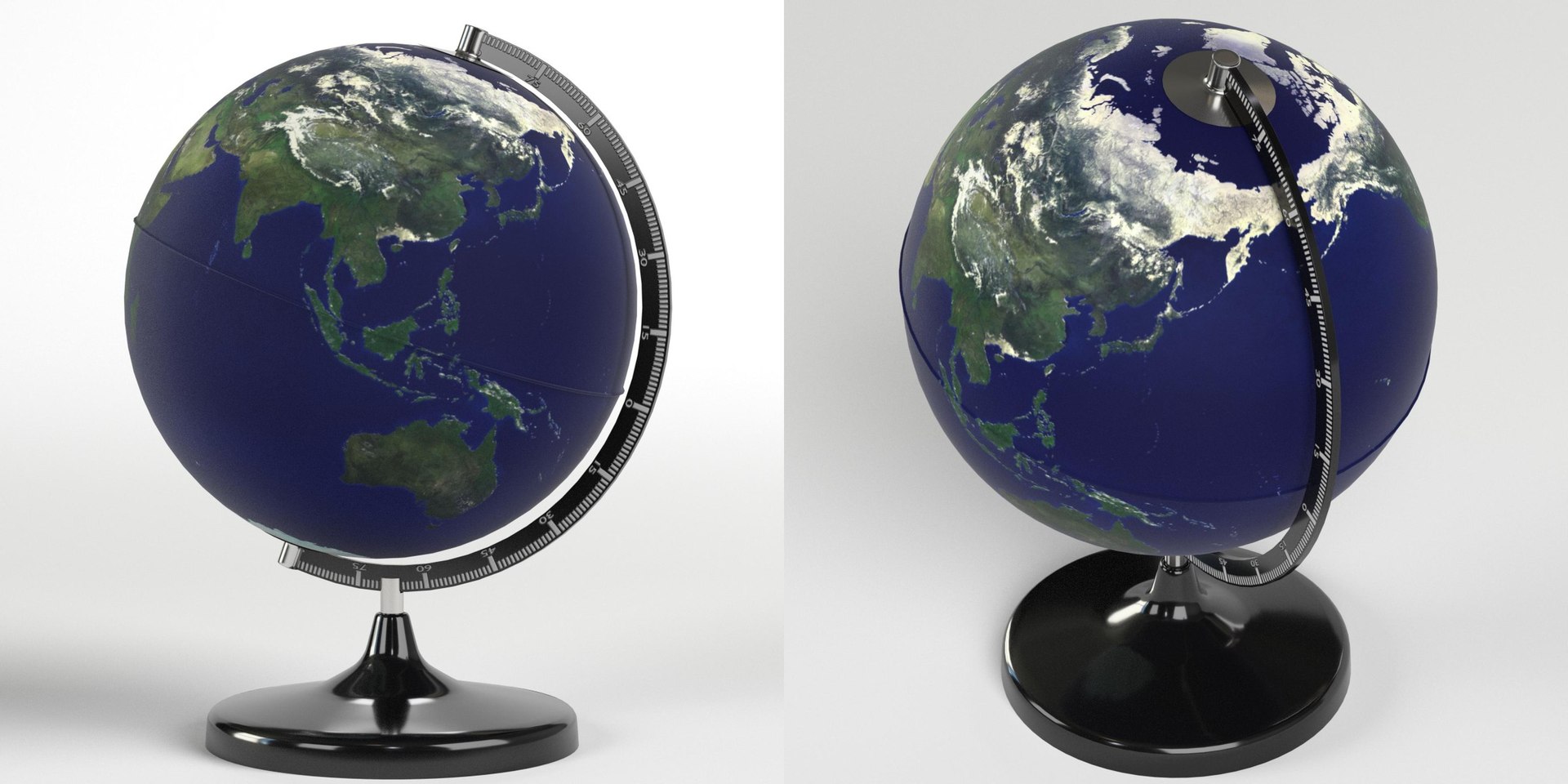 3D Model Desktop Earth World Globe Maps - TurboSquid 1354448