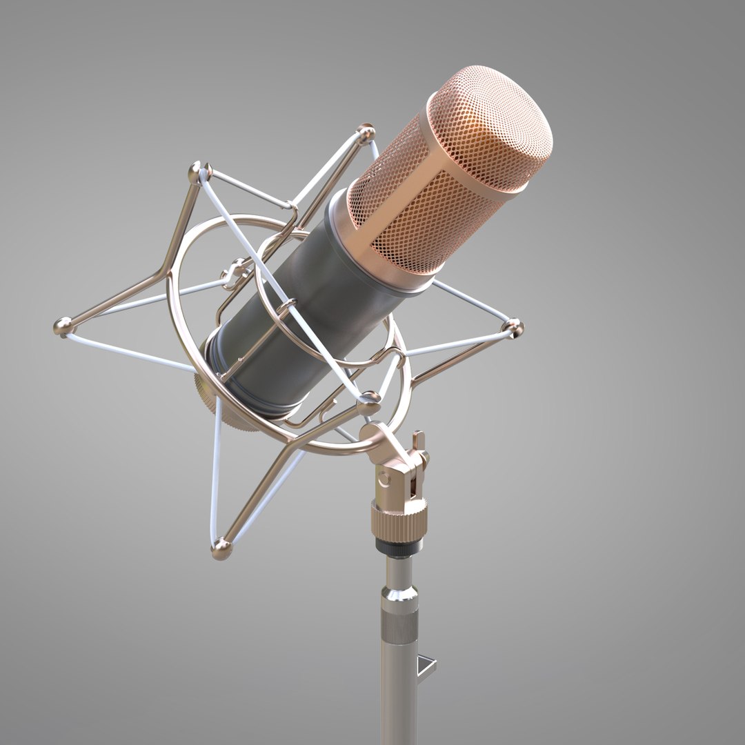 3d 3ds microphone mic studio