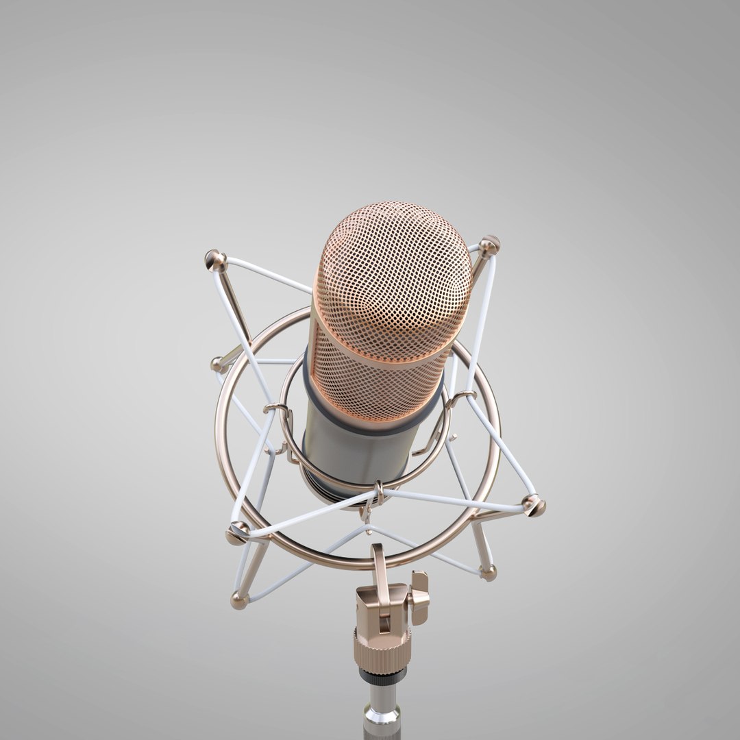 3d 3ds microphone mic studio