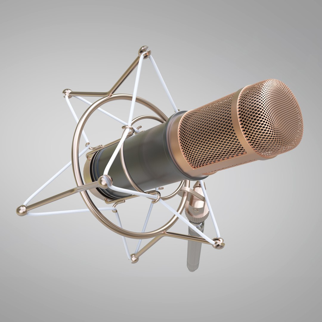 3d 3ds microphone mic studio