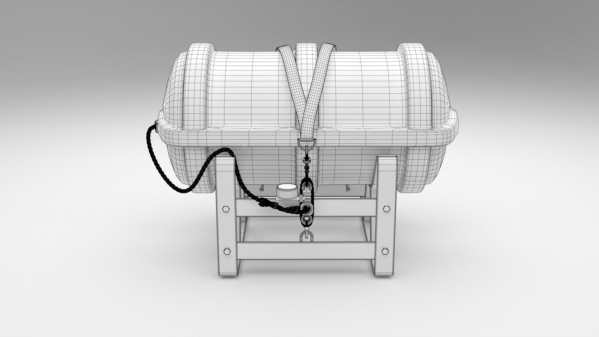 Liferaft With Stand Model - TurboSquid 2118182