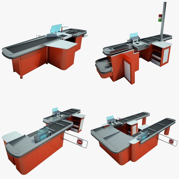 Retro cash register 01 3D model - TurboSquid 1240495