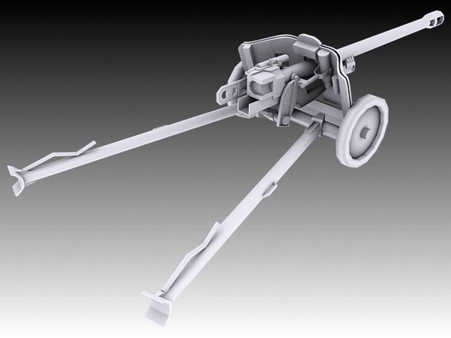 3D Model German Pak 38 - TurboSquid 1299960