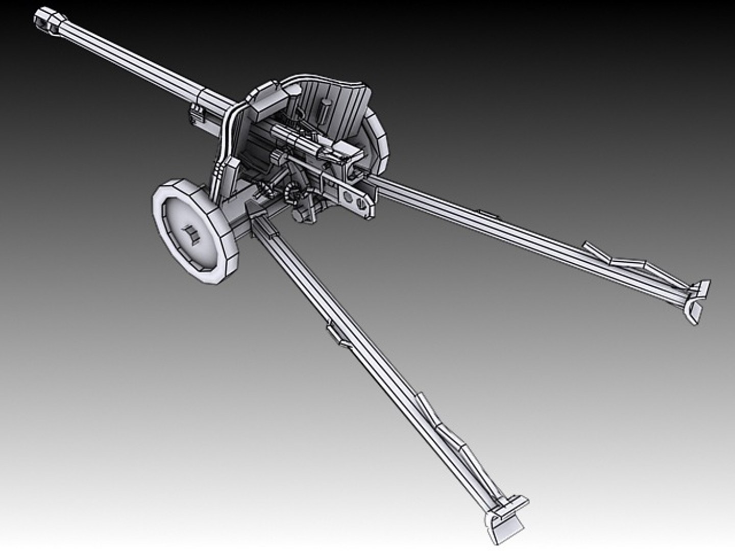 3D Model German Pak 38 - TurboSquid 1299960