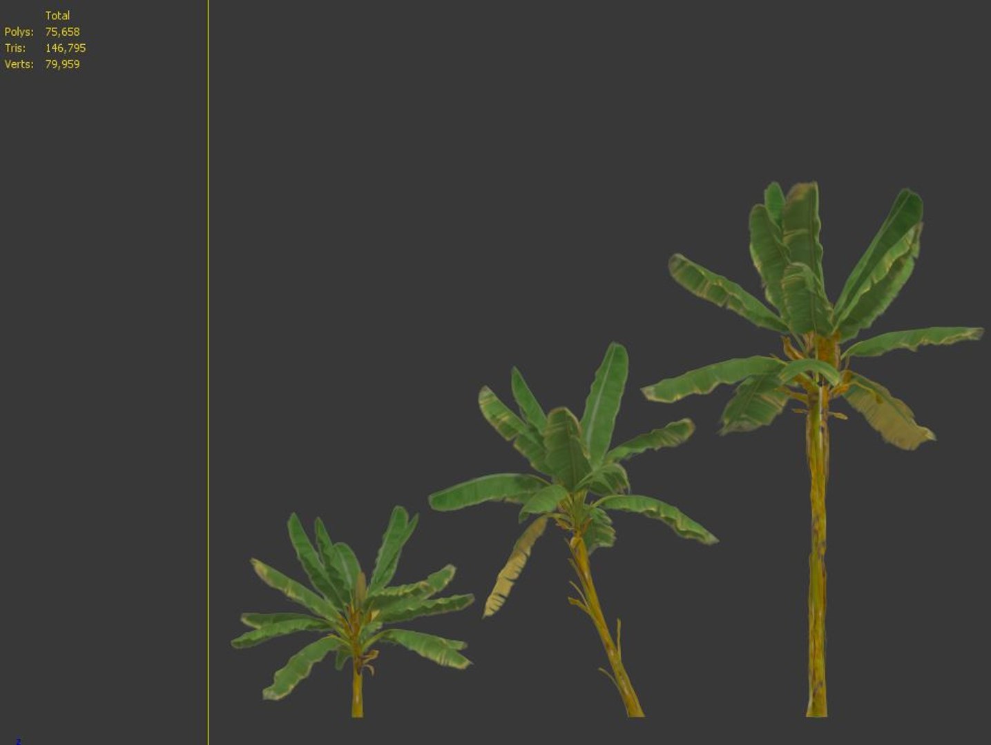 Banana Tree 3D Model - TurboSquid 1929153