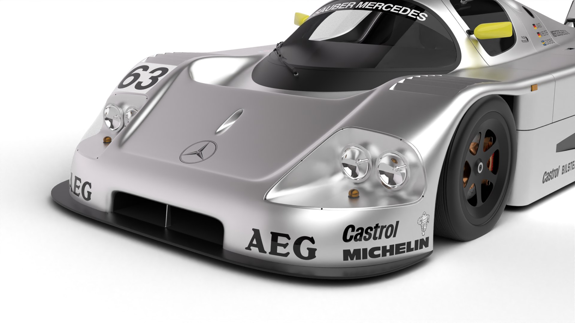 3D Mercedes Benz C9 GT 1987 Sauber Racing 3d Model - TurboSquid 2412998