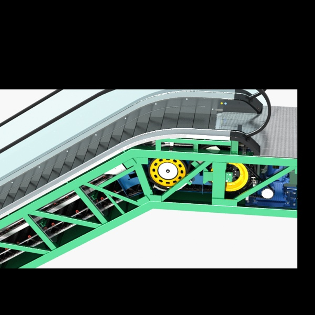 3D Escalator - TurboSquid 1346672