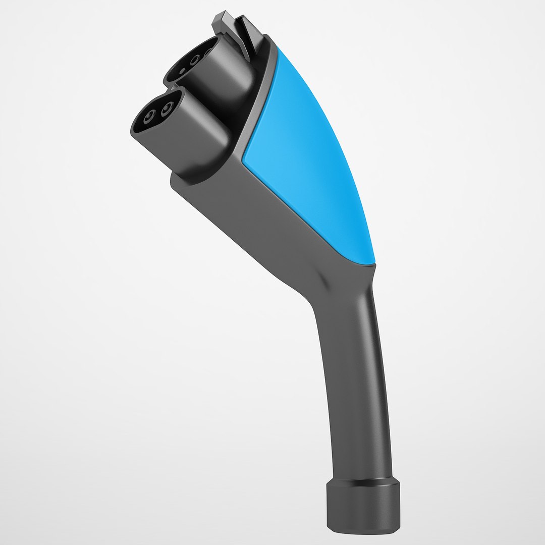 3D Electric Vehicle Charging Plug Socket 03 - TurboSquid 2215625