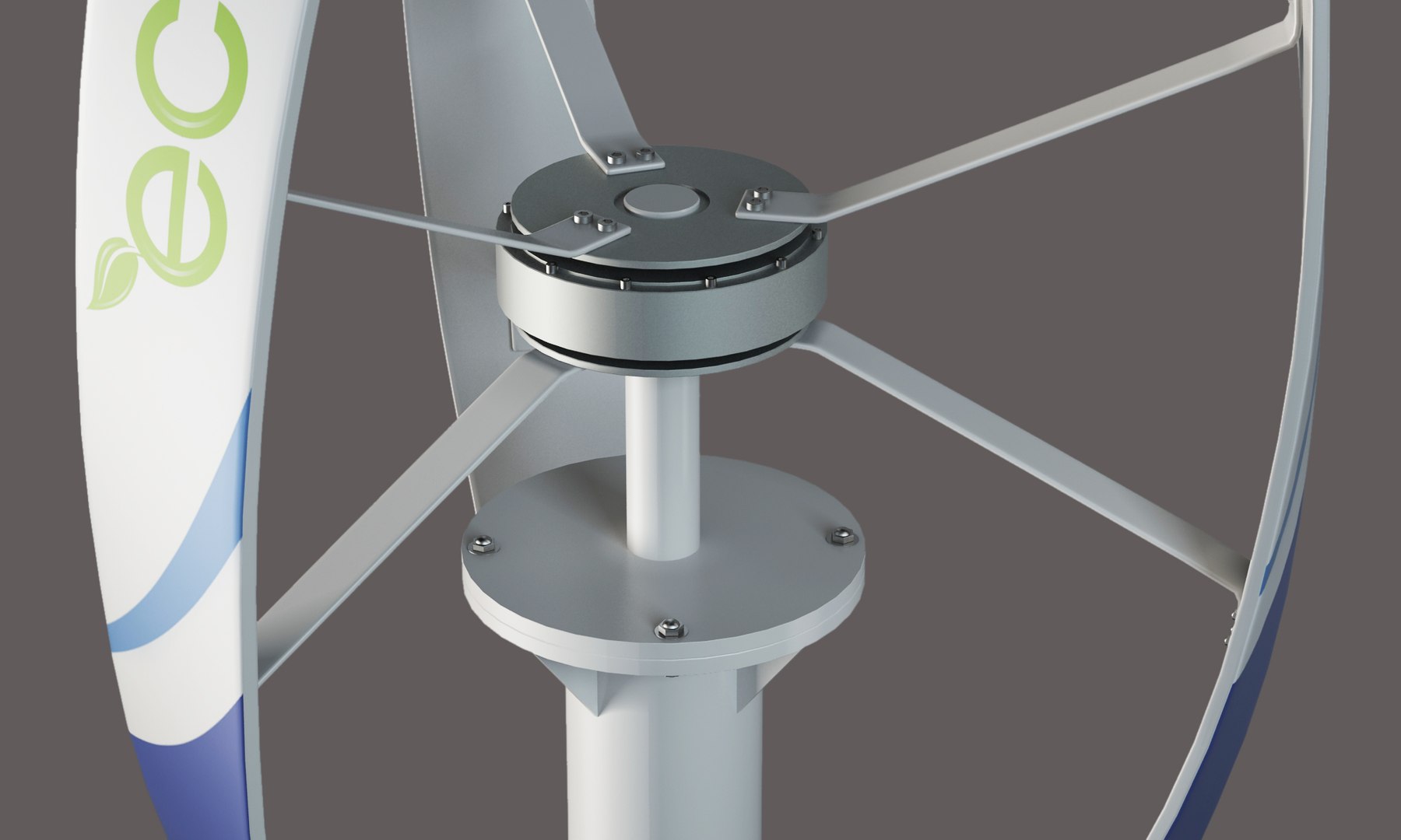 Wind Turbine Banner Model - TurboSquid 1345069