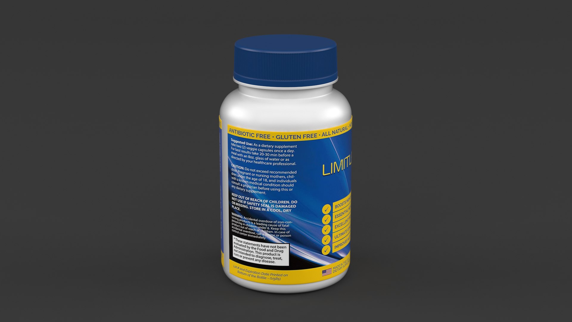 3D Model Dietary Supplement - TurboSquid 1962825