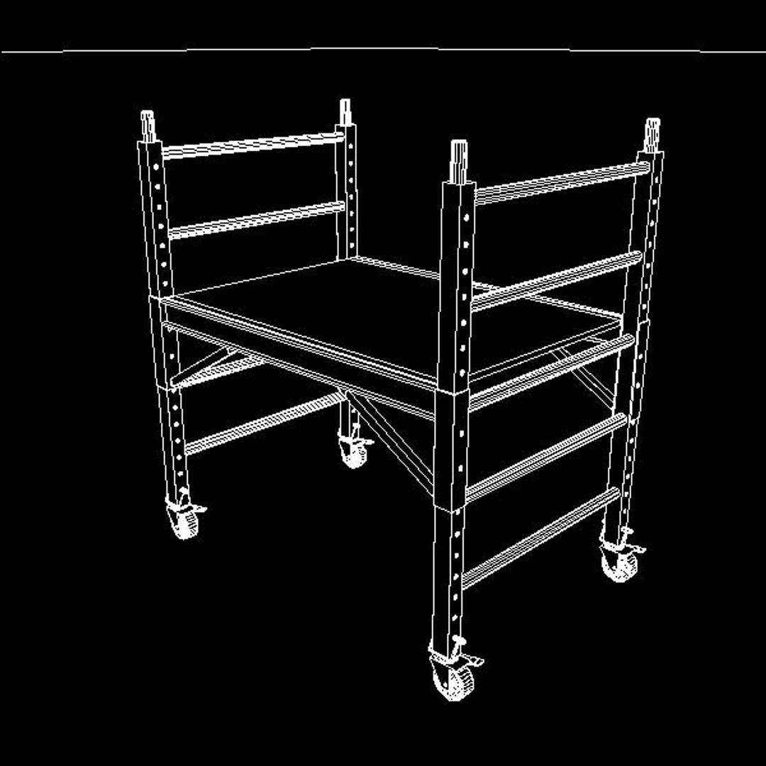 3d Scaffolding Plank Wheels