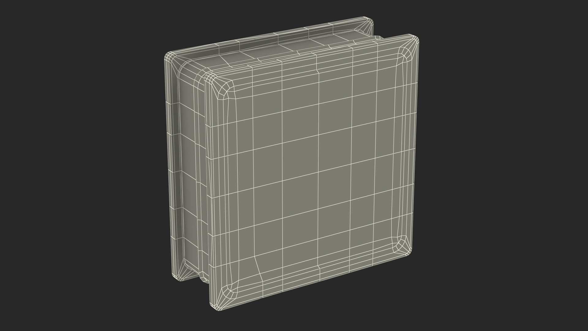 Square Glass Block Ocean View Blue 3D model - TurboSquid 1830821