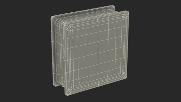 Square Glass Block Ocean View Blue 3D model - TurboSquid 1830821