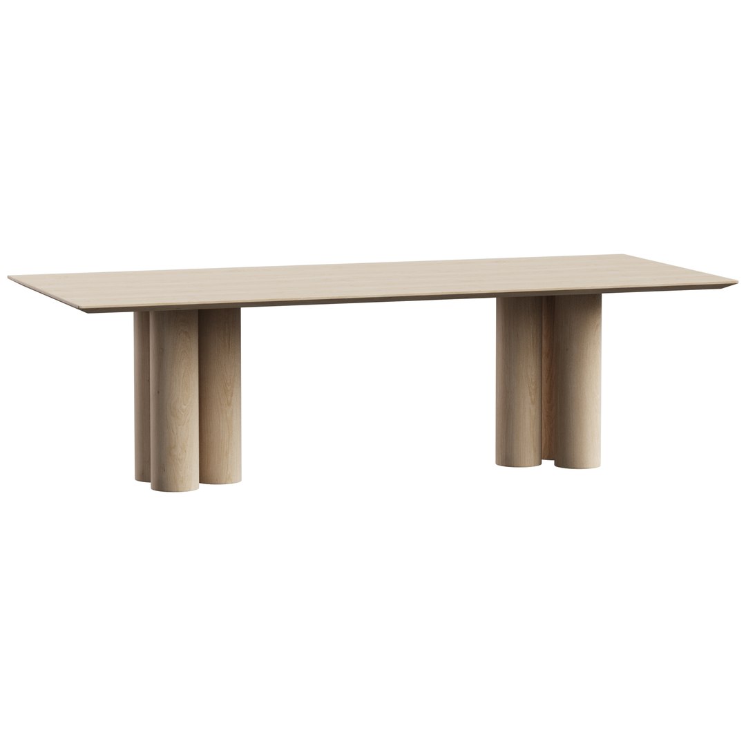 3D Model The Reade Dining Table And Madison Dining Chairs - TurboSquid ...