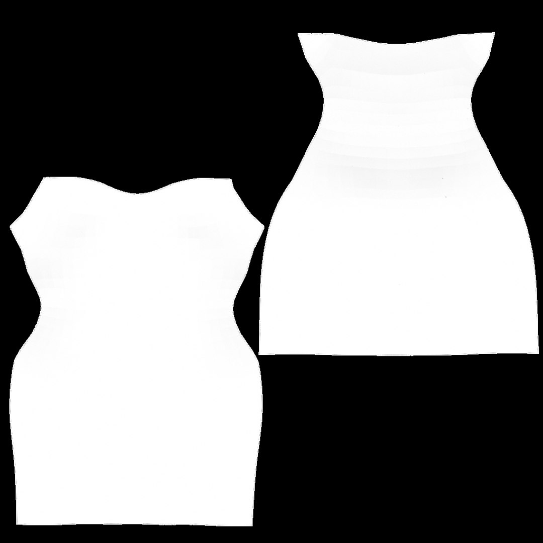 3D Sequin Short Dress Model - TurboSquid 1748344