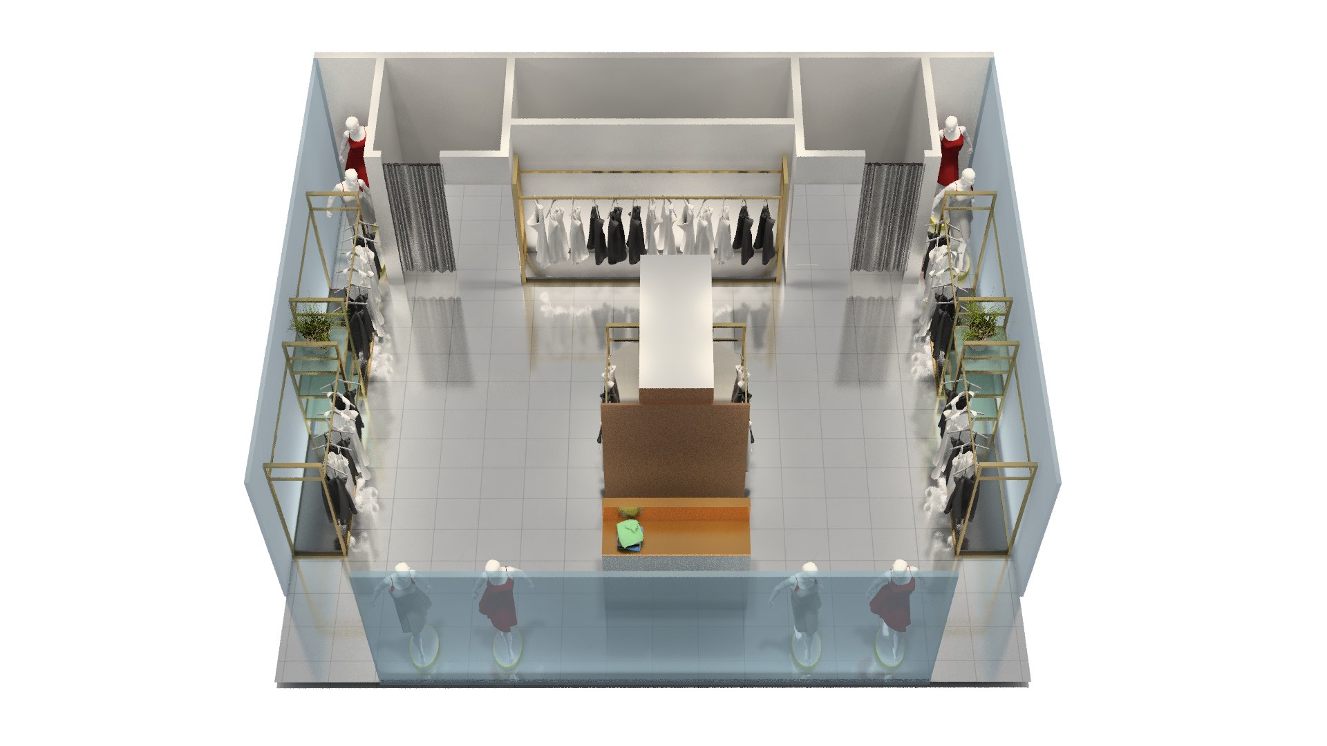 Clothing Store Model - TurboSquid 1911965