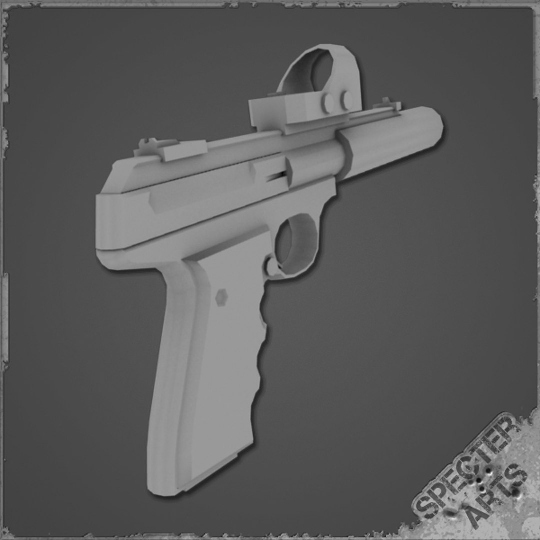 22lr Custom Match Pistol 3d 3ds