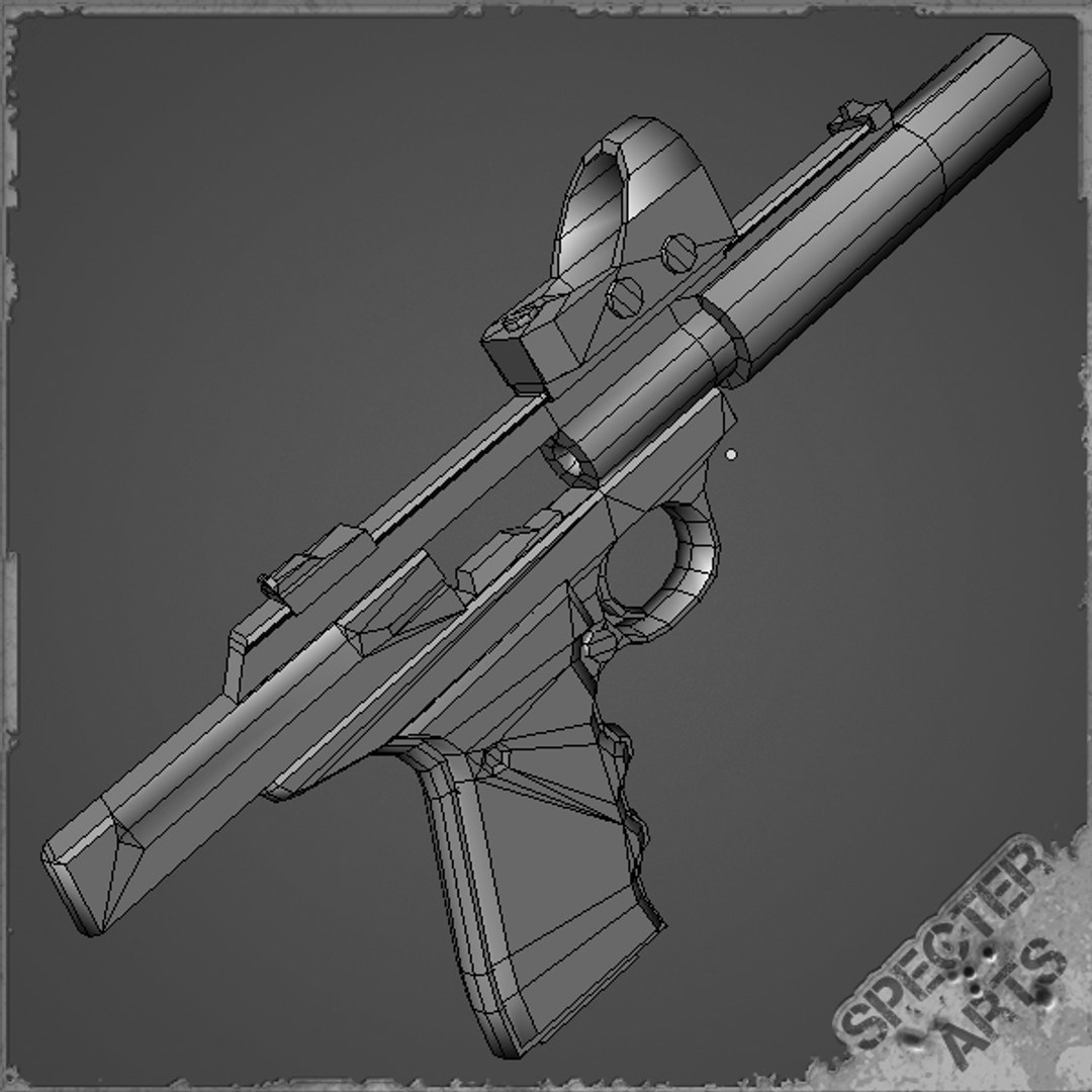 22lr Custom Match Pistol 3d 3ds