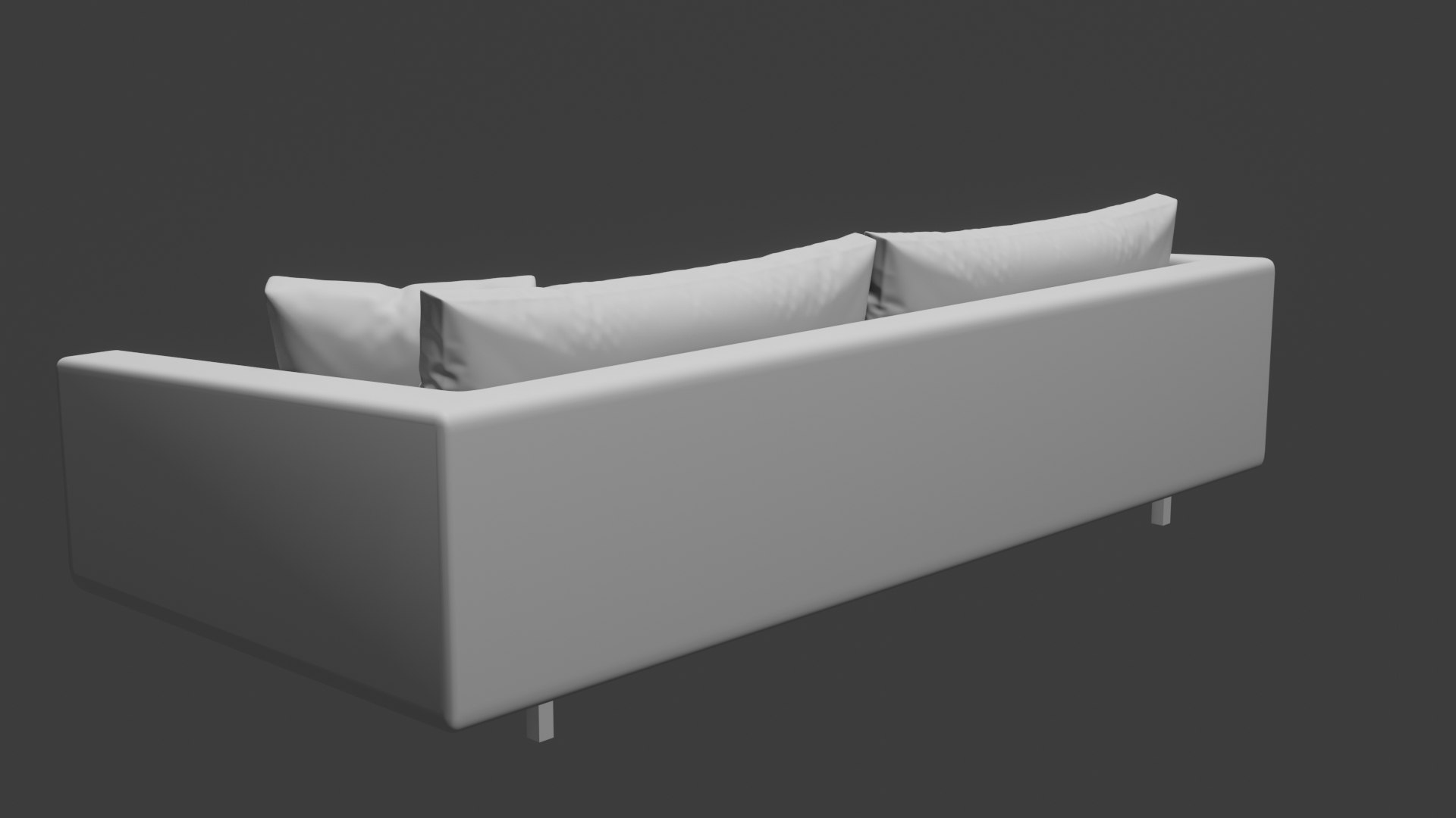 Simple Modern Sofa 3D Model - TurboSquid 1586730