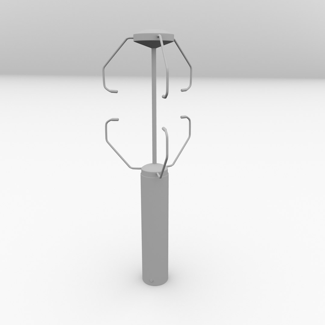 3D Ultrasonic Anemometer Model - TurboSquid 1222615