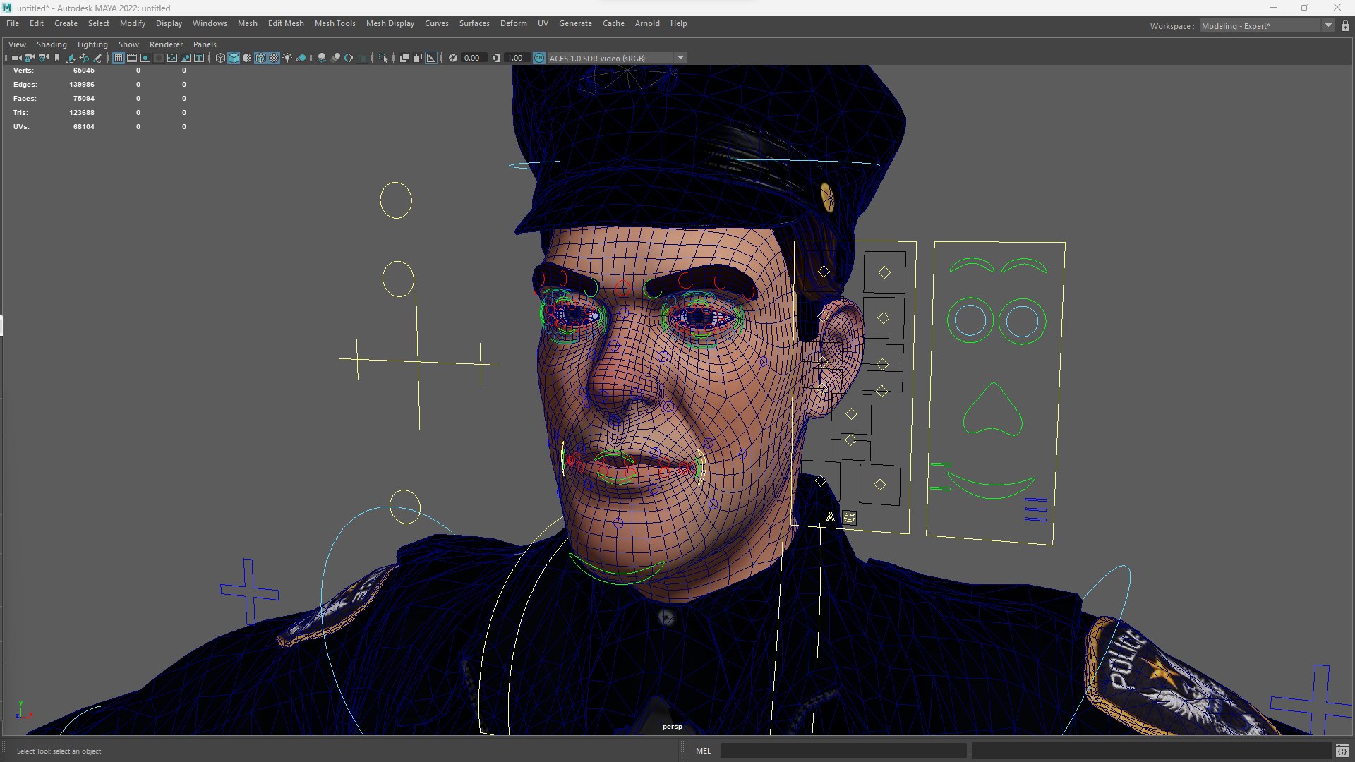 3D Stylized Cop Cartoon Police Officer Rigged Policeman - TurboSquid ...