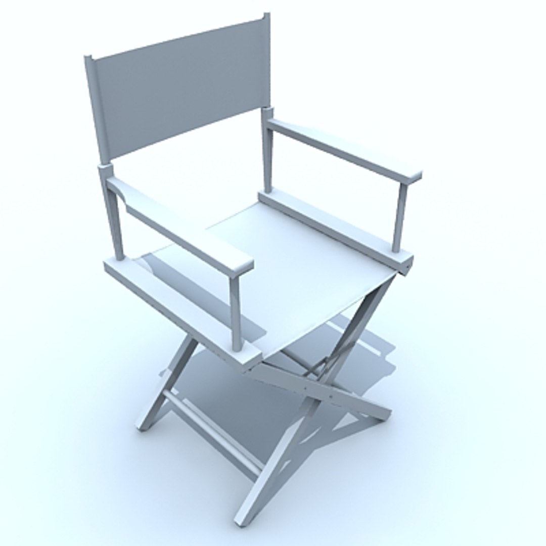 3d Model Director Chair