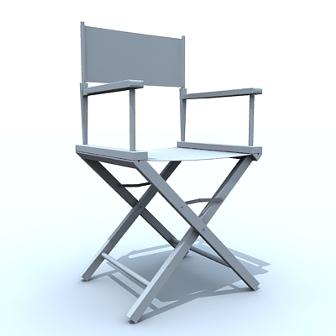 3d Model Director Chair