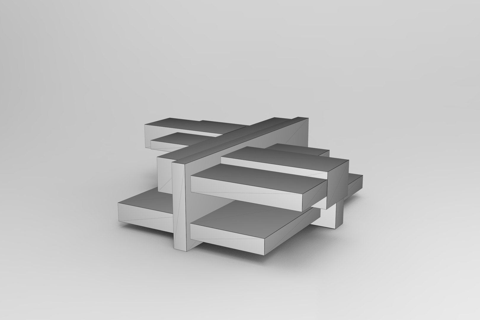 Manhattan Table Model - TurboSquid 1905286