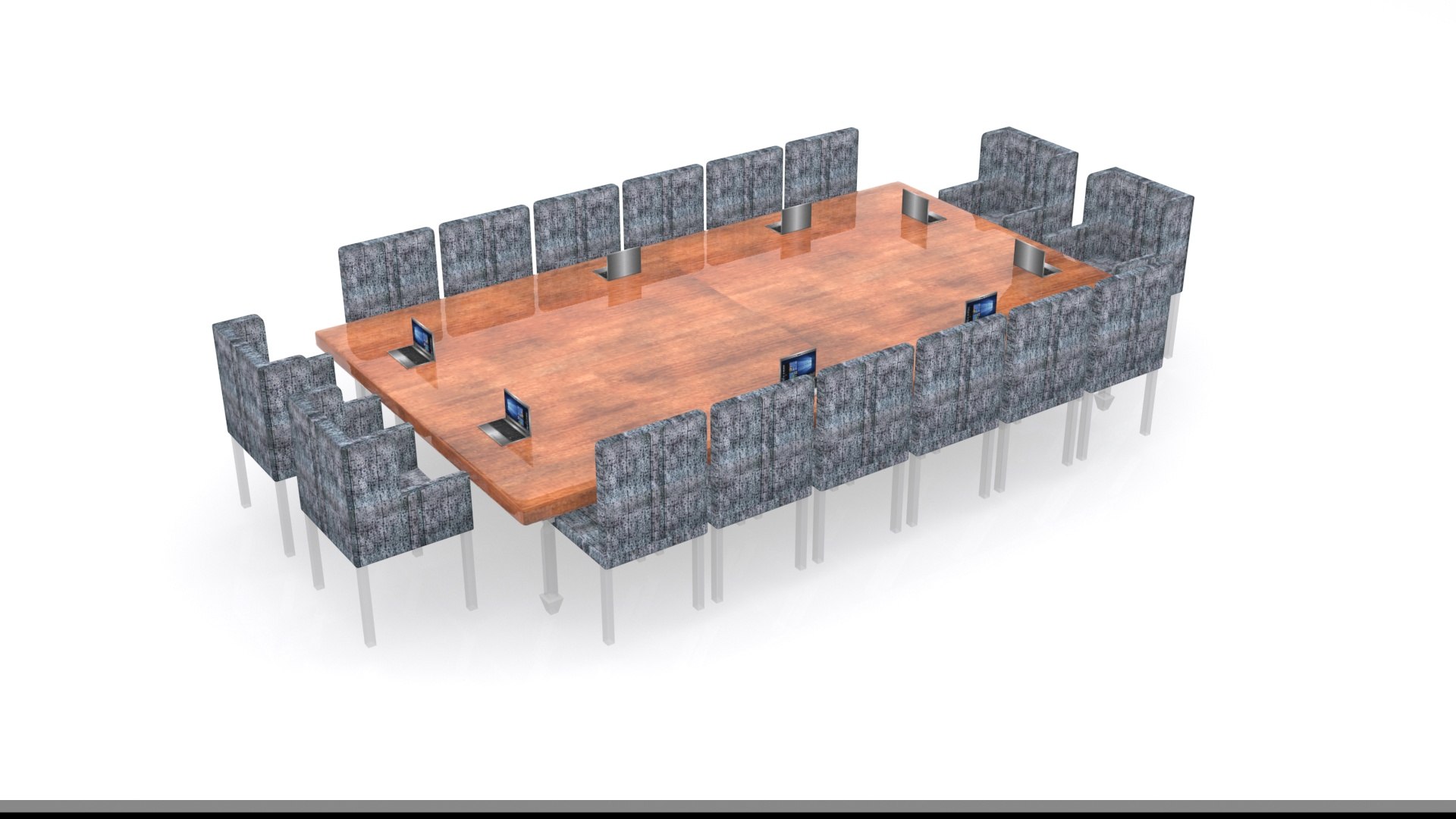 3D Conference Tabel Model - TurboSquid 1528952