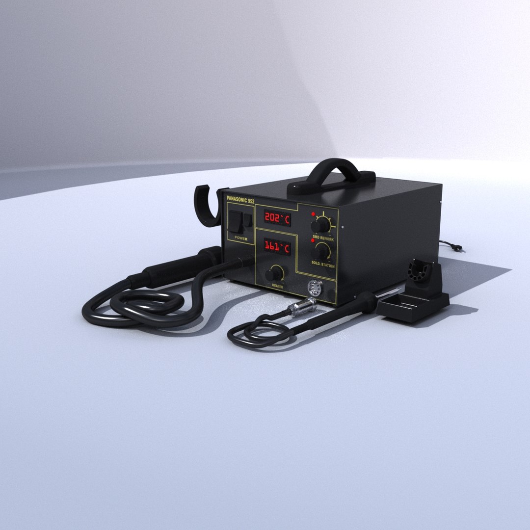 Soldering Station 3d 3ds