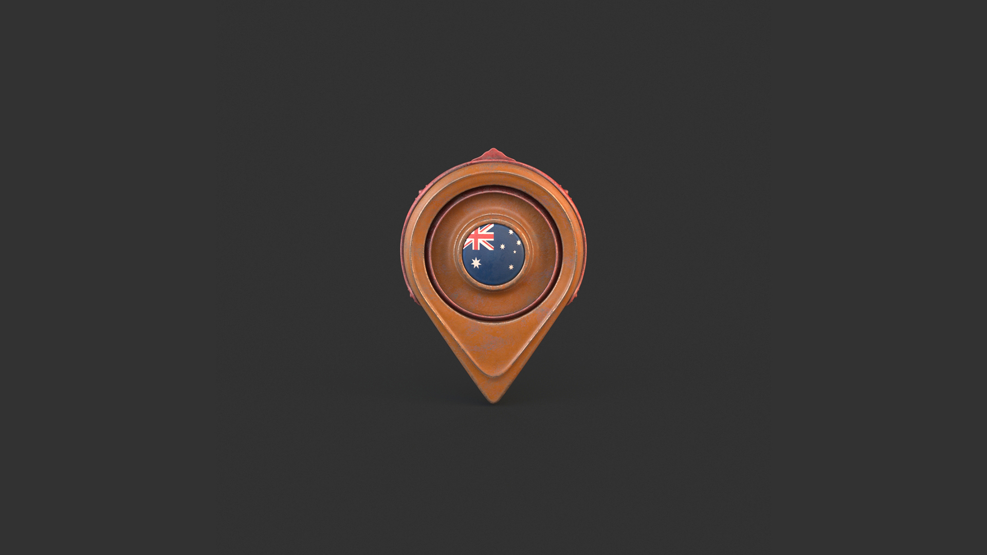 Australia Flag Icon(1) 3D - TurboSquid 2063038