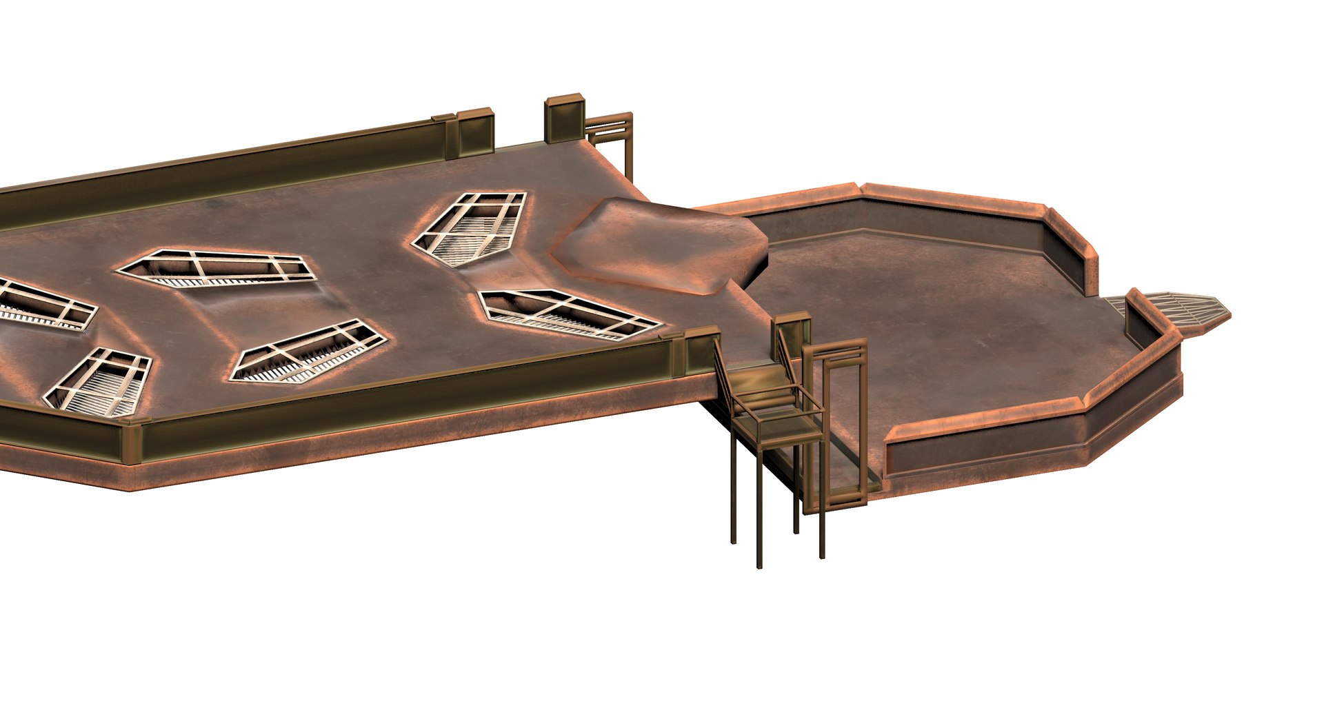 Sci-fi Metal Platform 3D Model - TurboSquid 2066359