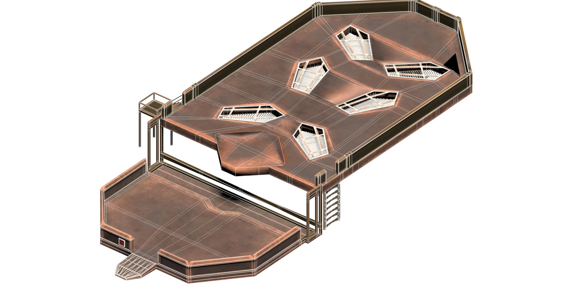 Sci-fi Metal Platform 3D Model - TurboSquid 2066359