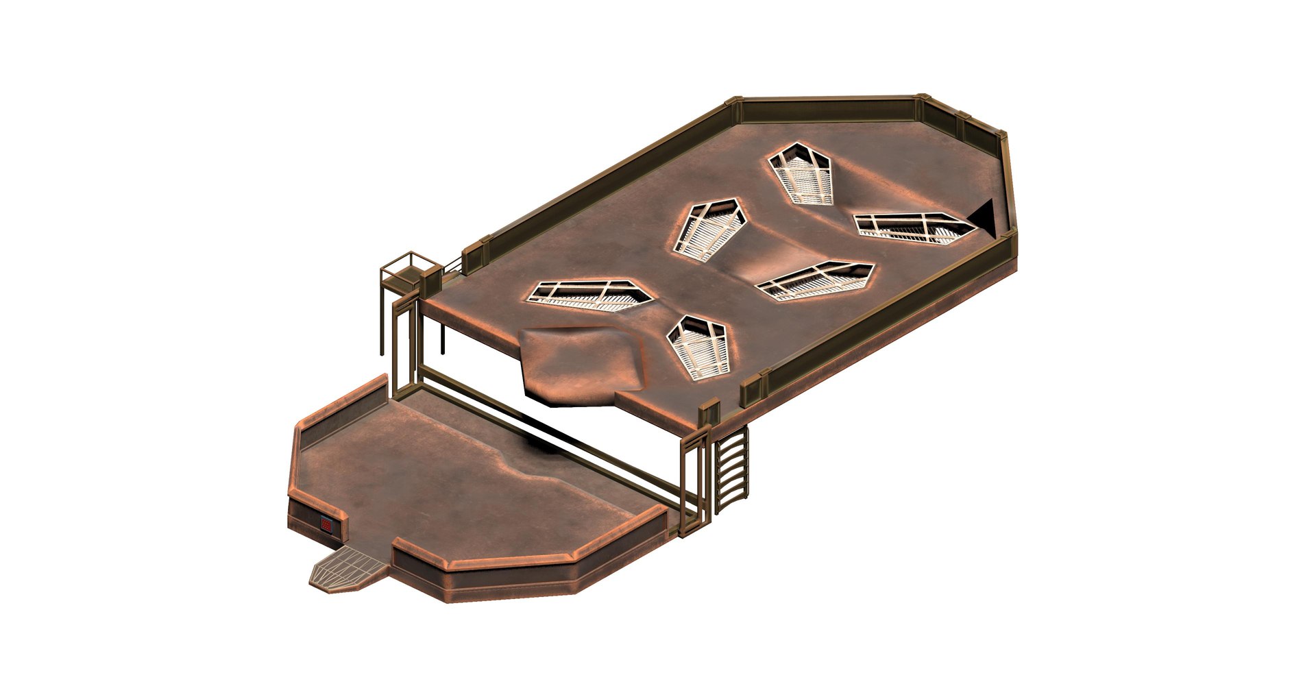 Sci-fi Metal Platform 3D Model - TurboSquid 2066359