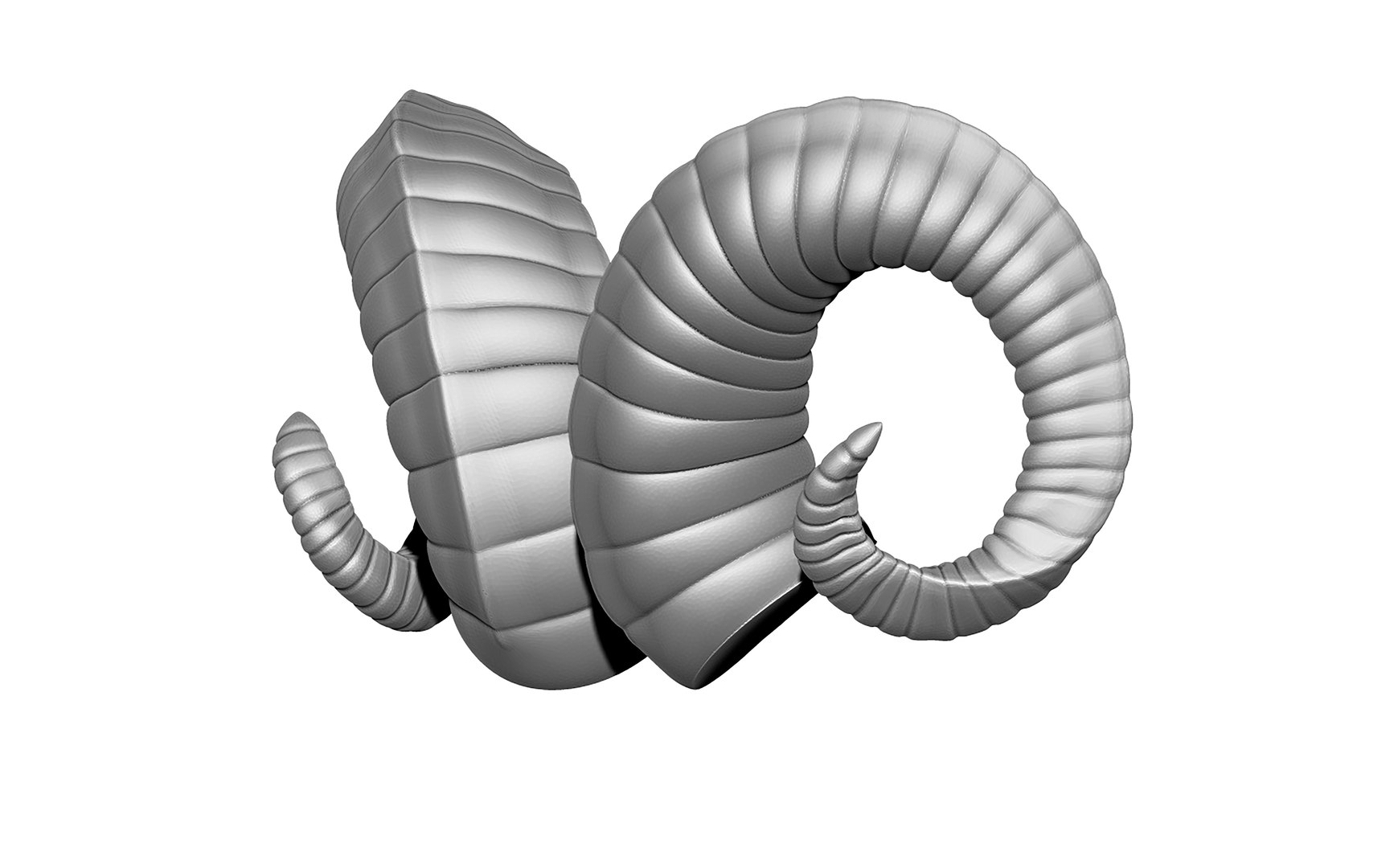 3D HORN 5 High Poly Sculpt 3D Model - TurboSquid 2257645