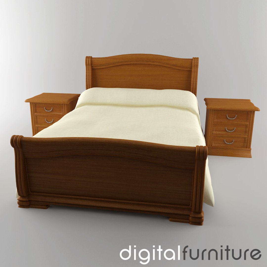 3d bed model