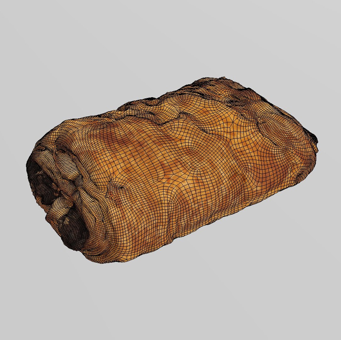 3D choco bun - TurboSquid 1349679