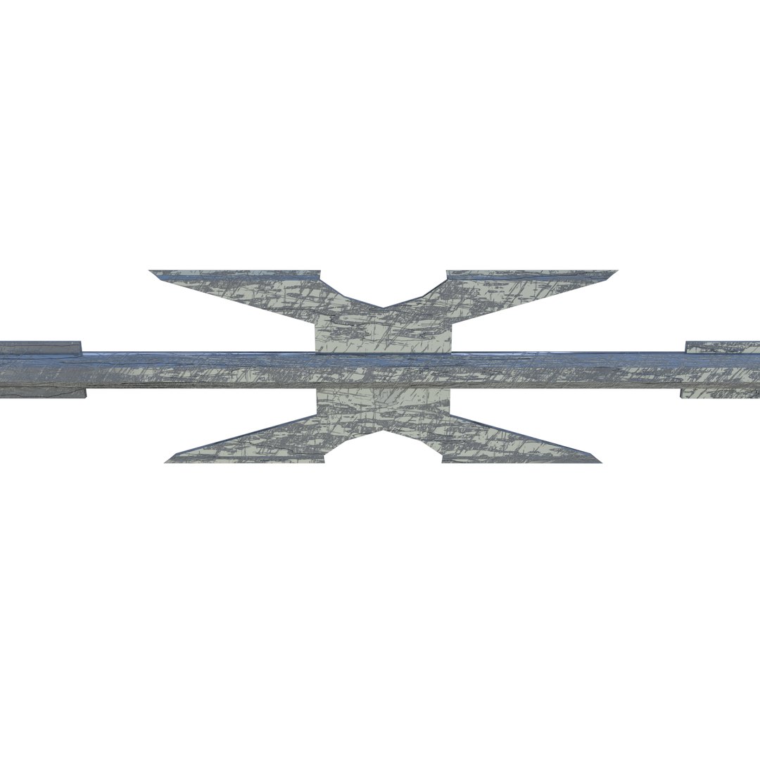 3d Model Of Razor Wire