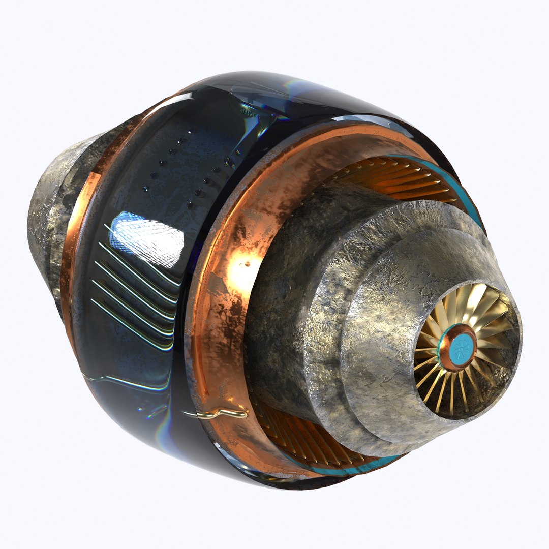 Sci fi Jet engine 3D model - TurboSquid 1978185