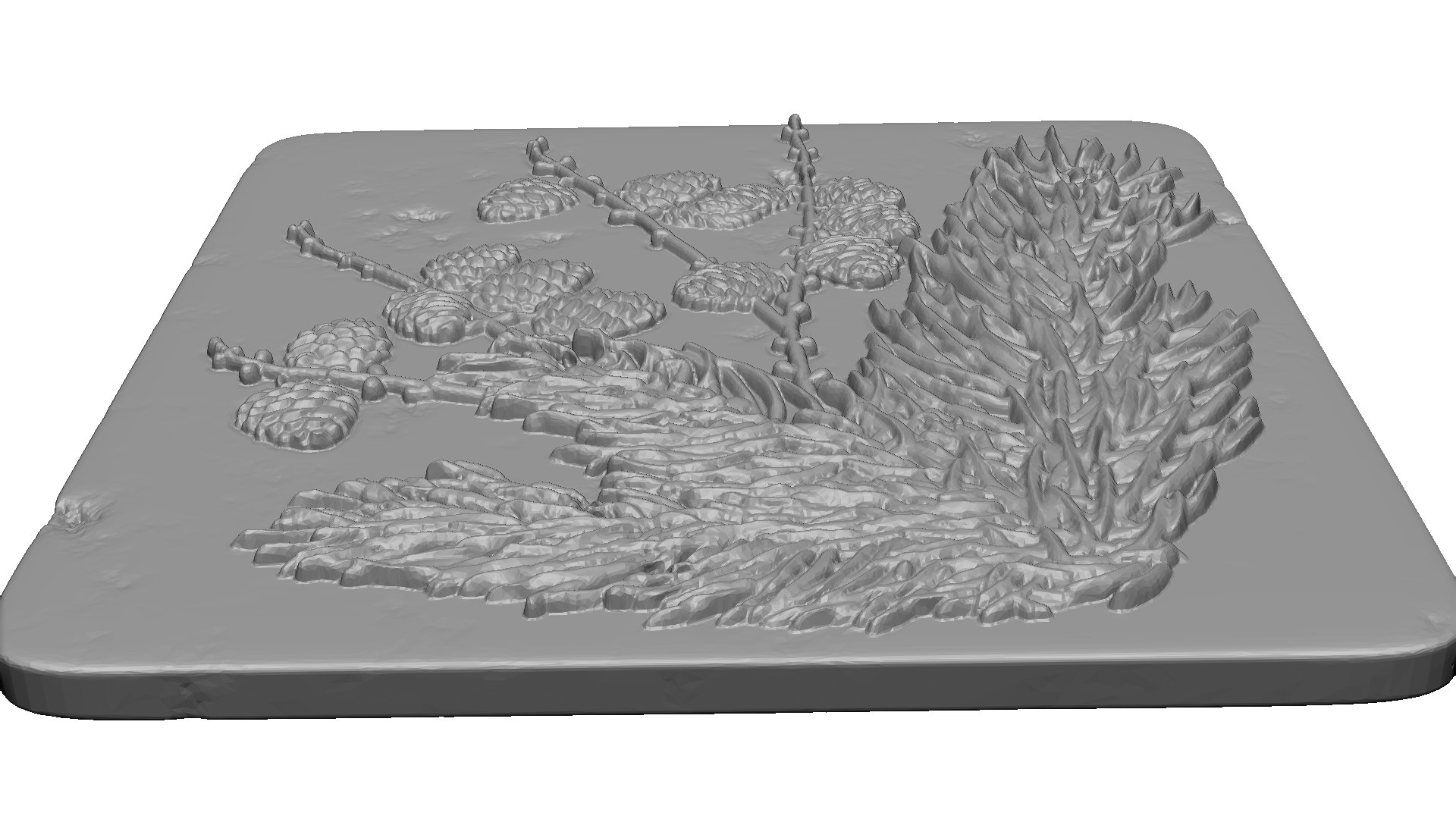 Cones Relief 3D Model - TurboSquid 1850962