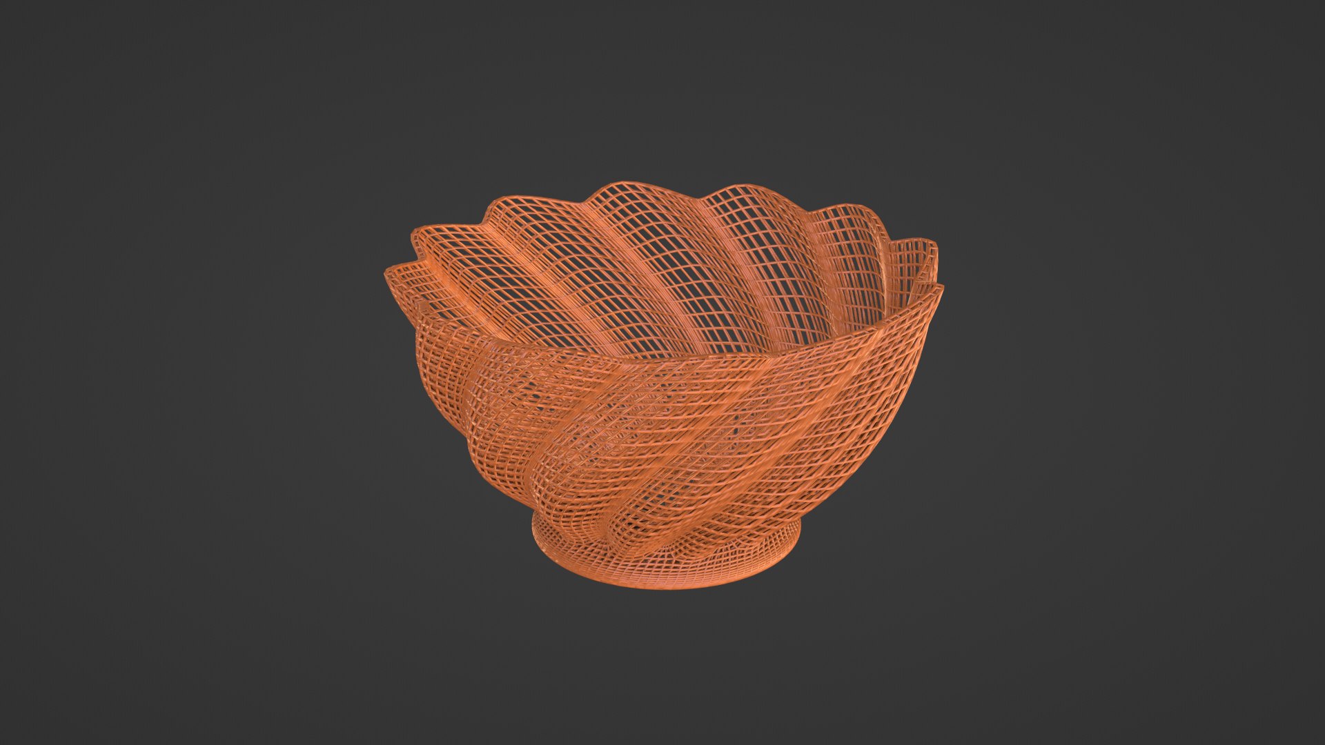 3D Wicker Dish - TurboSquid 2057028