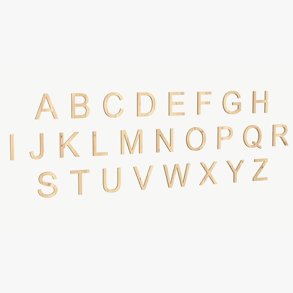 Free 3D Letters Models | TurboSquid