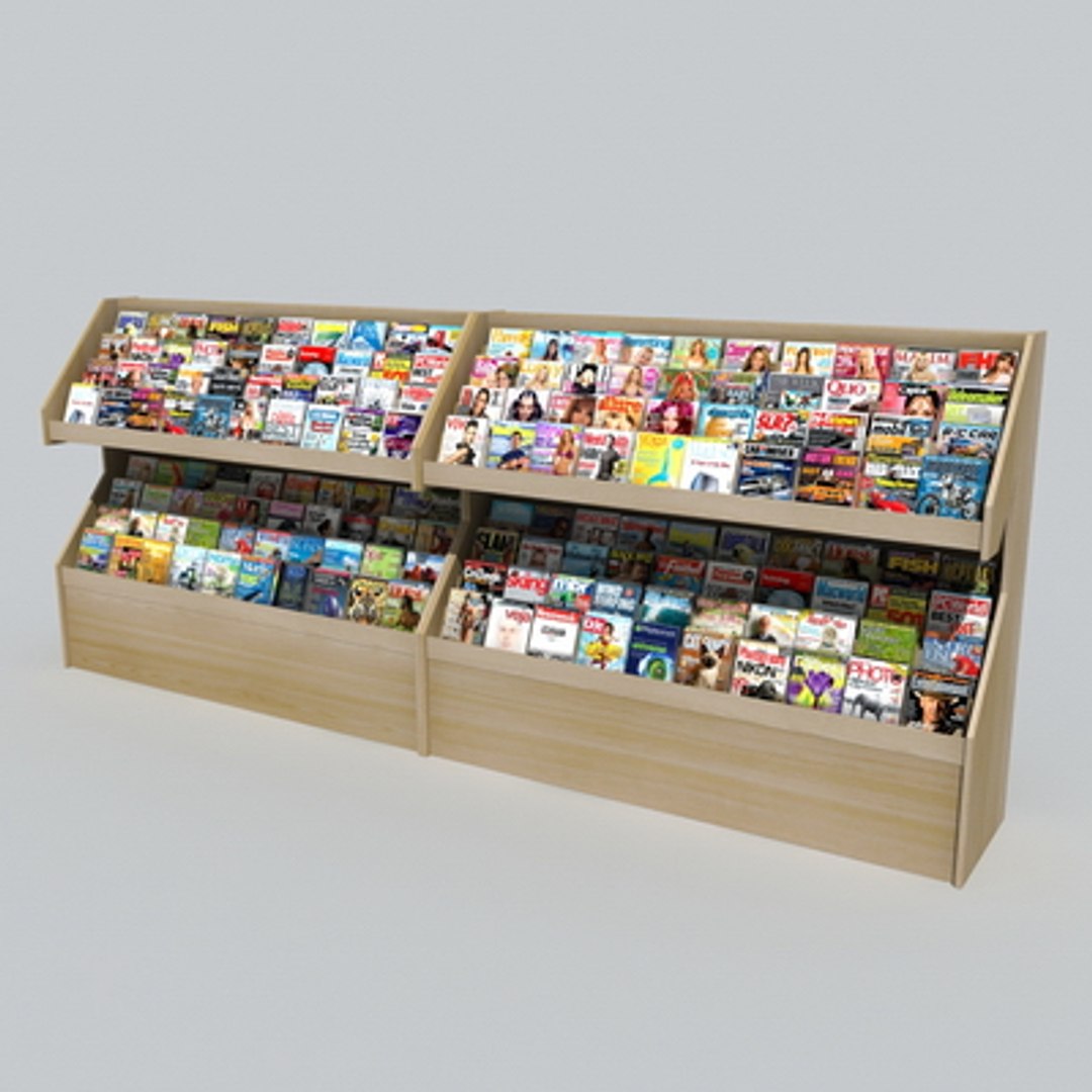 3d Book Store Bookstore Model