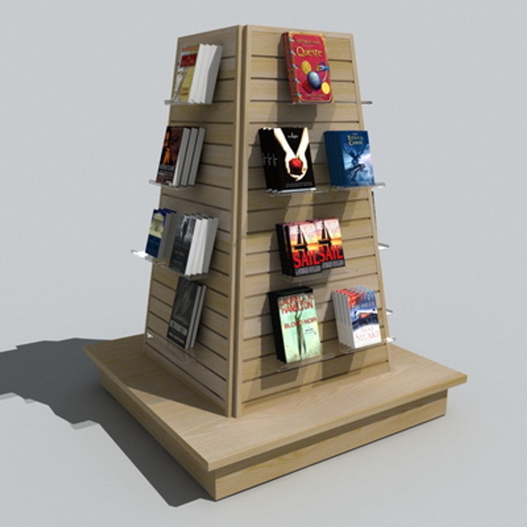 3d Book Store Bookstore Model