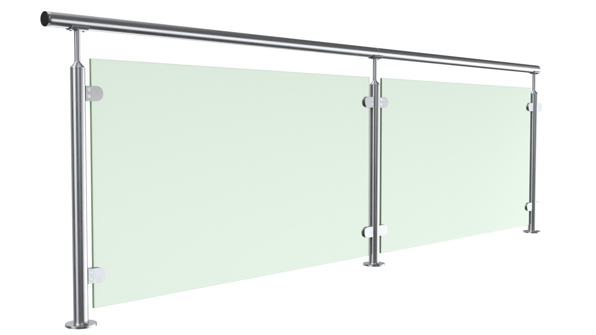 Real Glass Handrail 3D - TurboSquid 1656539